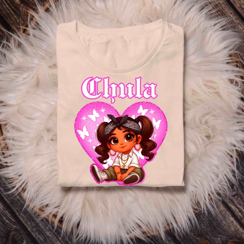 Chola Chula Png Chicana Girl With Old School Backdrop Drop - Etsy