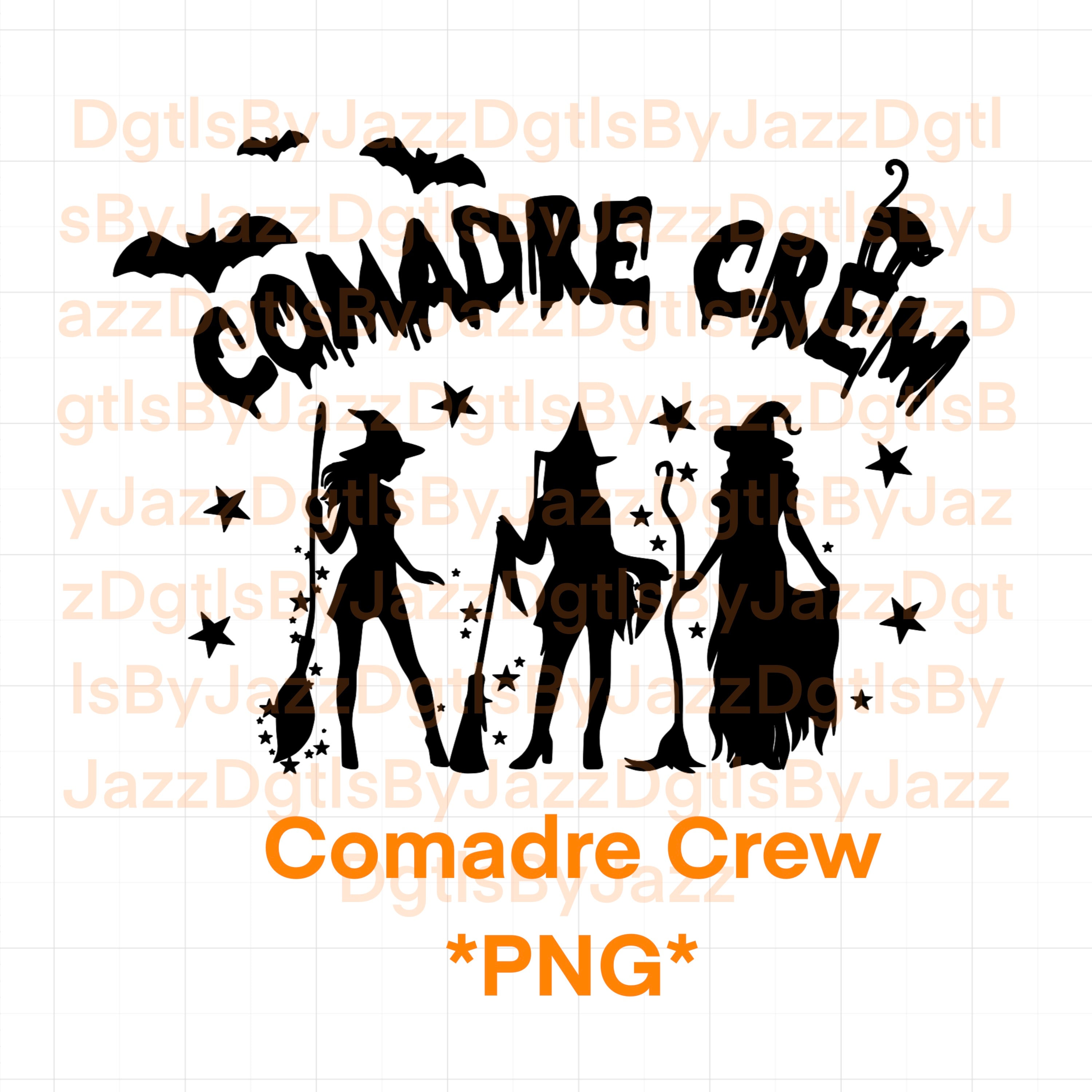 Comadre Crew PNG: Halloween Witches Squad Cut File (digital Download ...
