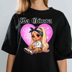 La Guera Old School Chicana Png Pink Chola Cartoon - Etsy