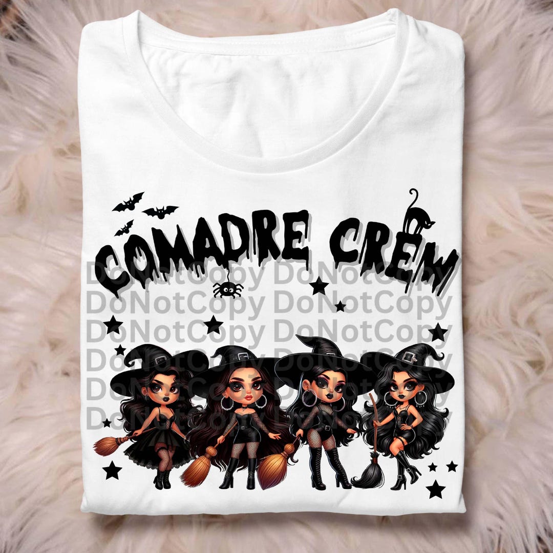 Comadre Crew PNG FILE- Digital 4 Witches Halloween Comadres - Etsy