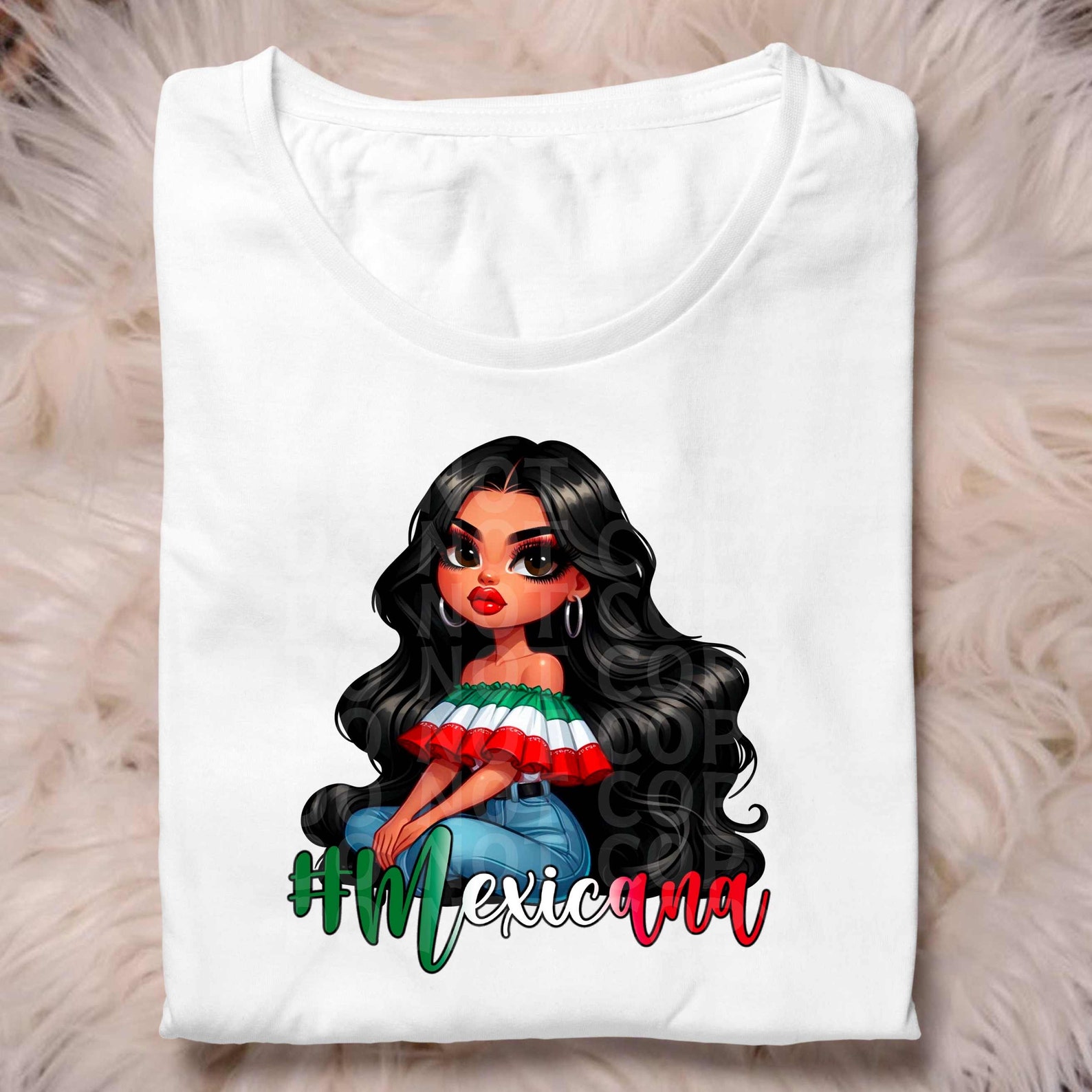Mexicana Girl Png File Digital Cute Proud Mexican Girl Etsy