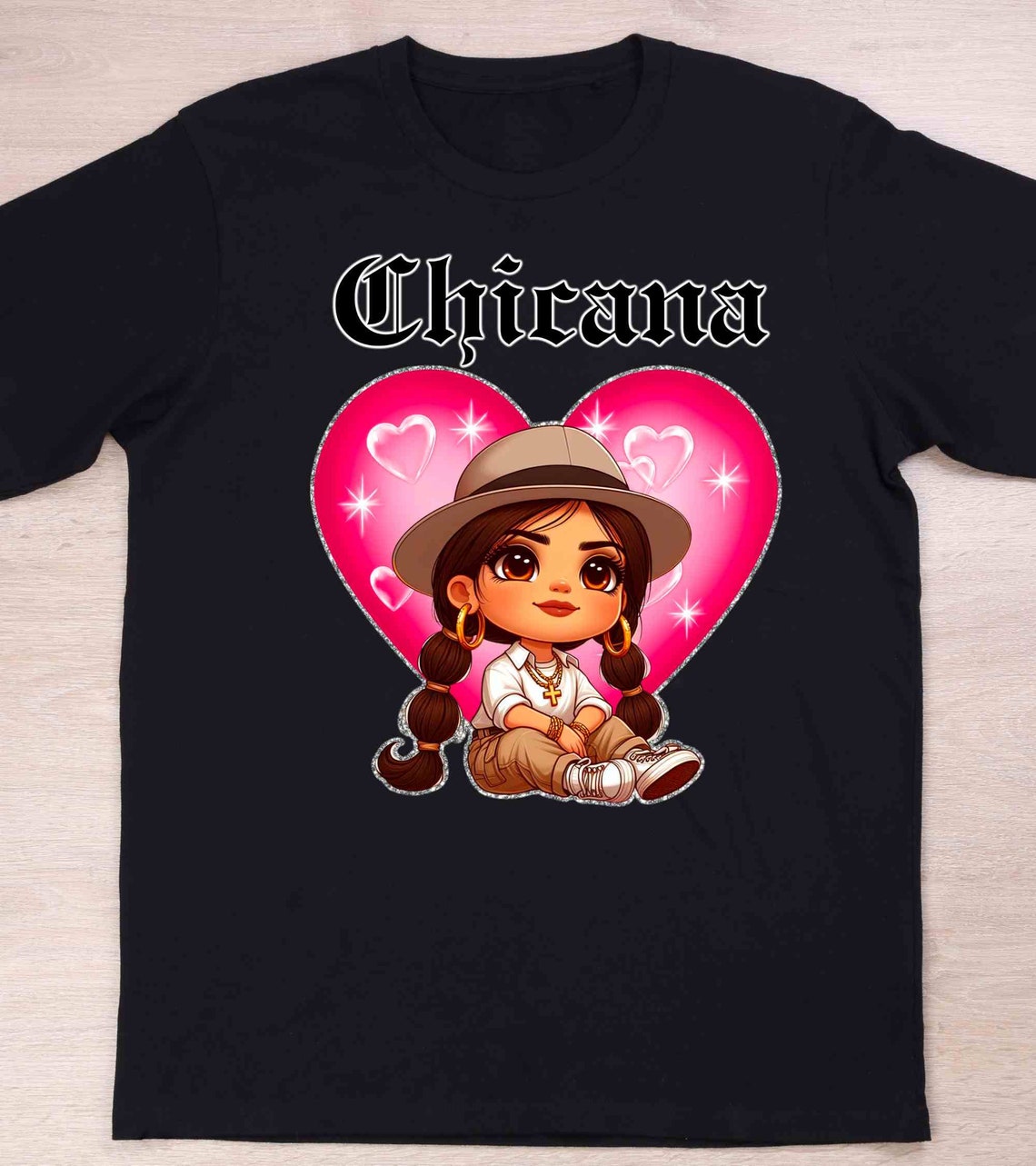Old School Chicana Chola Pink Back Drop PNG File-digital - Etsy