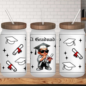 16oz Wrap PNG File El Graduado - Etsy