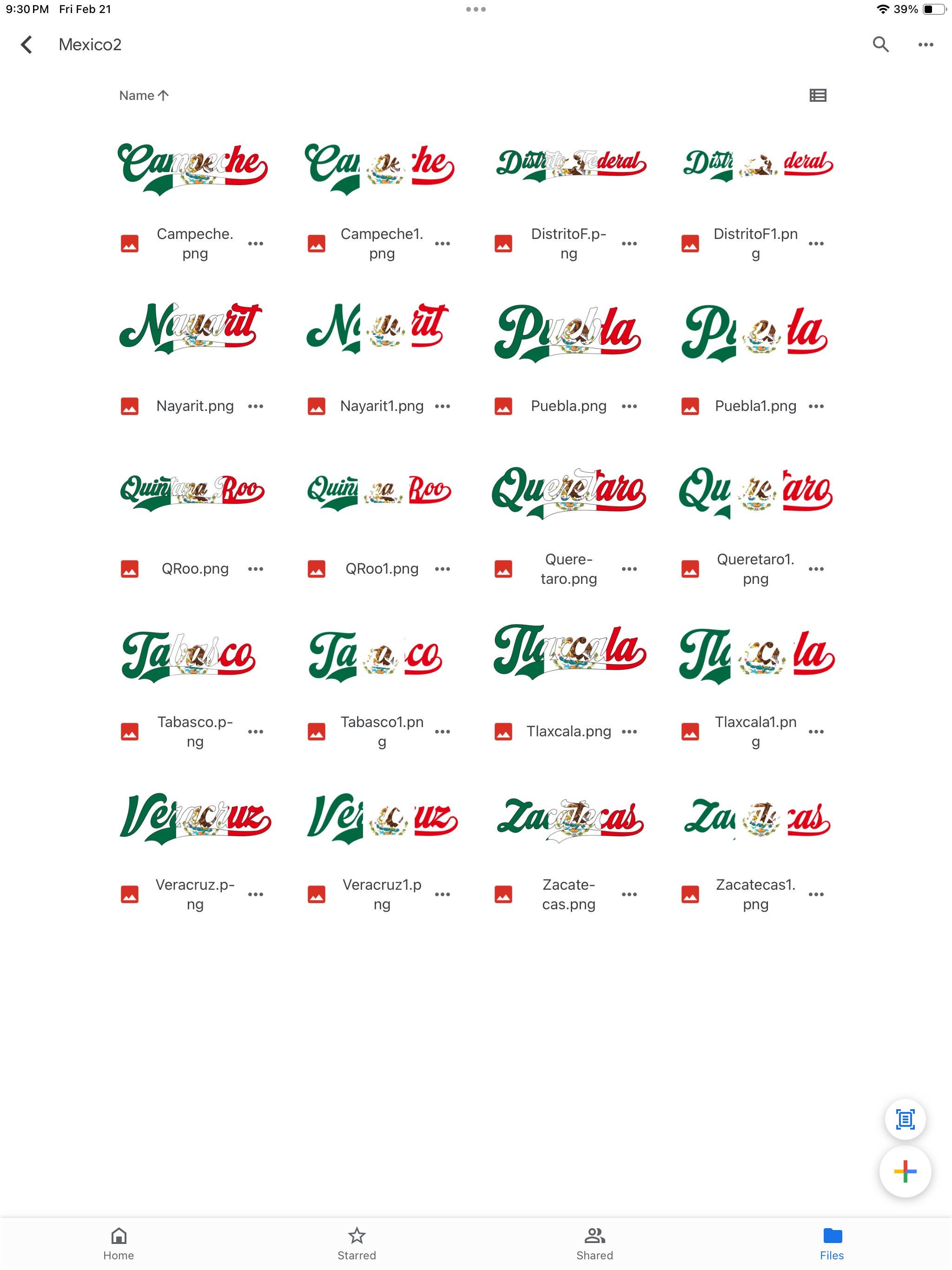 Mexico State Names Part2- 10 PNG FILES With Flag Design in Letters - Etsy