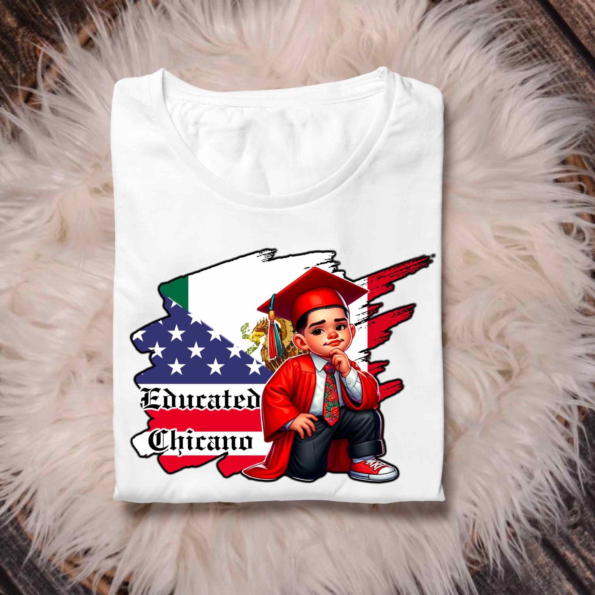 Educated Chicano PNG File-digital Hispanic Graduate - Etsy