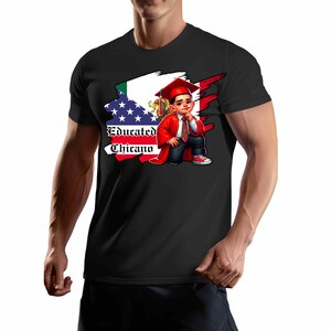 Educated Chicano PNG File-digital Hispanic Graduate - Etsy