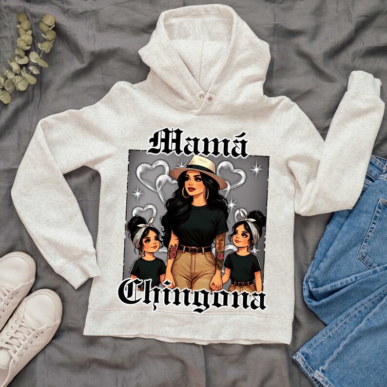 Mama Ch*ngona PNG File-digital Chicana Girl Mom of 2 - Etsy