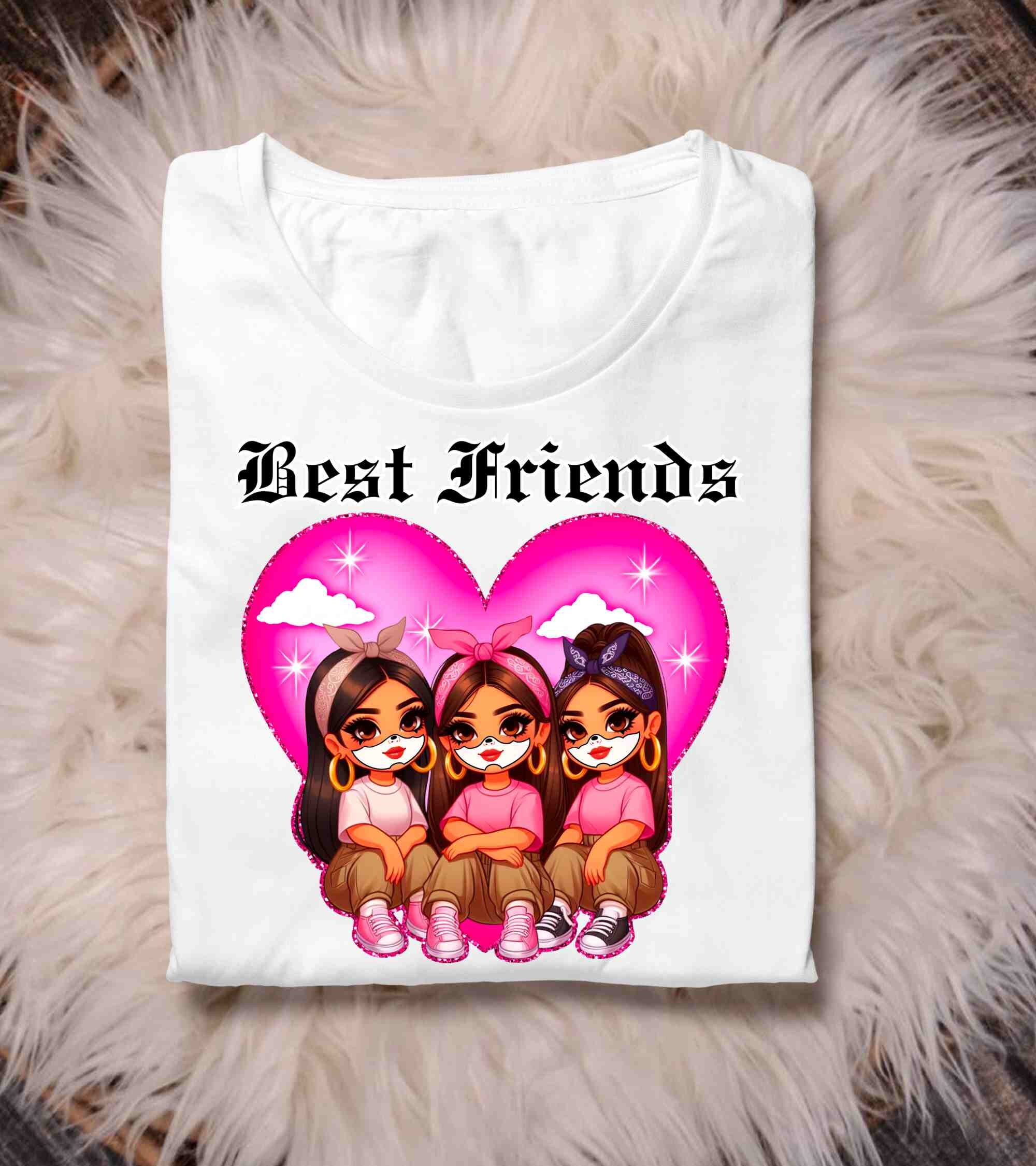 Best Friends Chicana Chola PNG File-digital Pink Oldschool Background ...