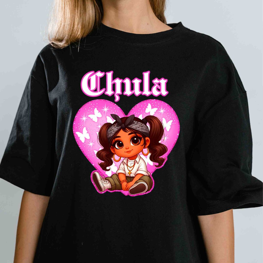 Chola Chula Png Chicana Girl With Old School Backdrop Drop - Etsy