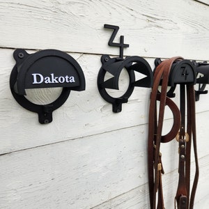Personalized Bridle Halter Hook, Bridle Rack, Bridle Holder, Custom ...