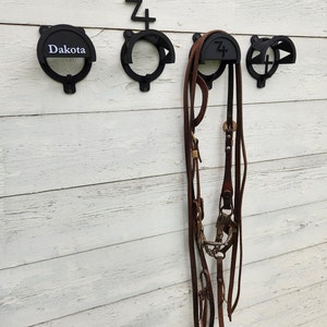 Personalized Bridle Halter Hook, Bridle Rack, Bridle Holder, Custom ...