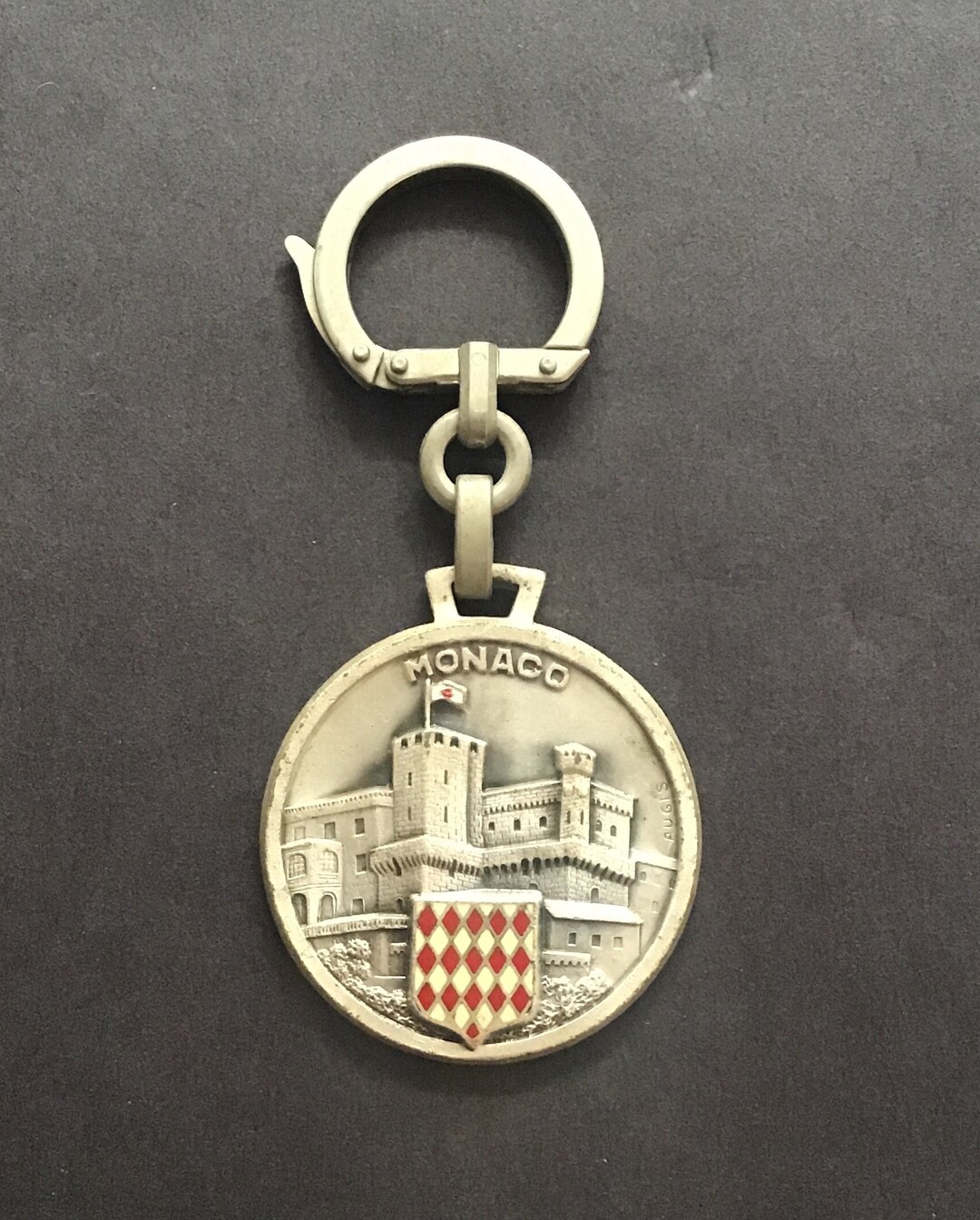 Vintage MONACO Coat of Arms Crest Shield European Country - Etsy