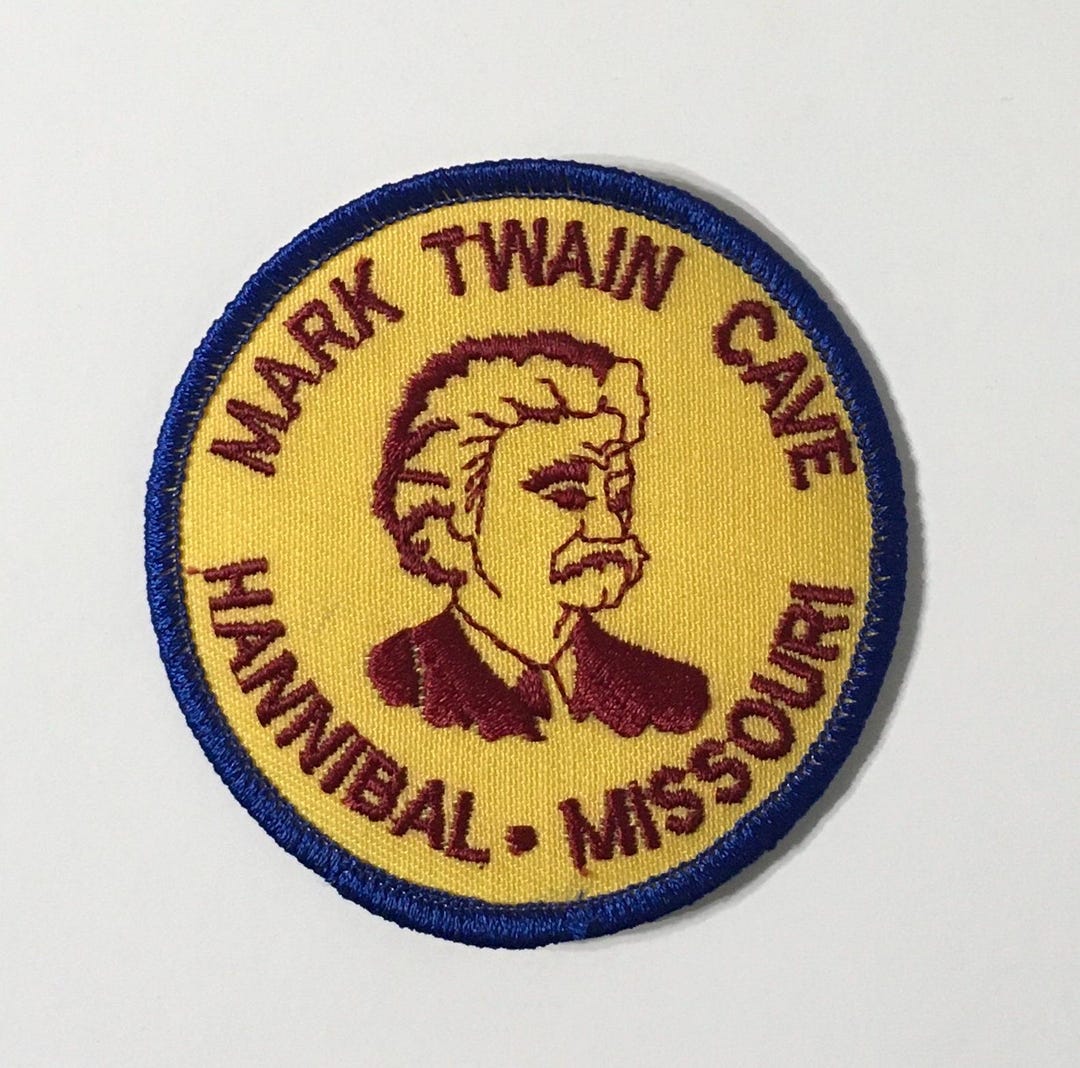 Vintage Mark Twain Cave Hannibal Missouri Travel Souvenir Embroidered ...