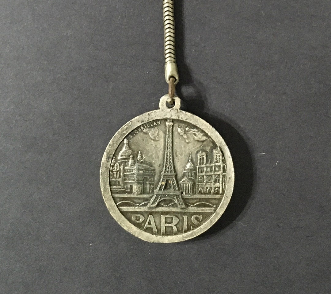 Vintage PARIS & NAPOLEON BONAPARTE France Eiffel Tower Two-sided Travel ...