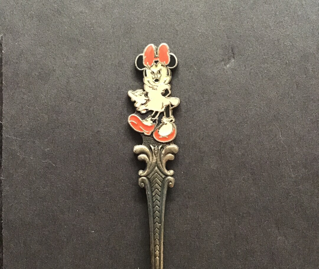 Vintage MINNIE MOUSE Disney Character Travel Souvenir Spoon - Etsy