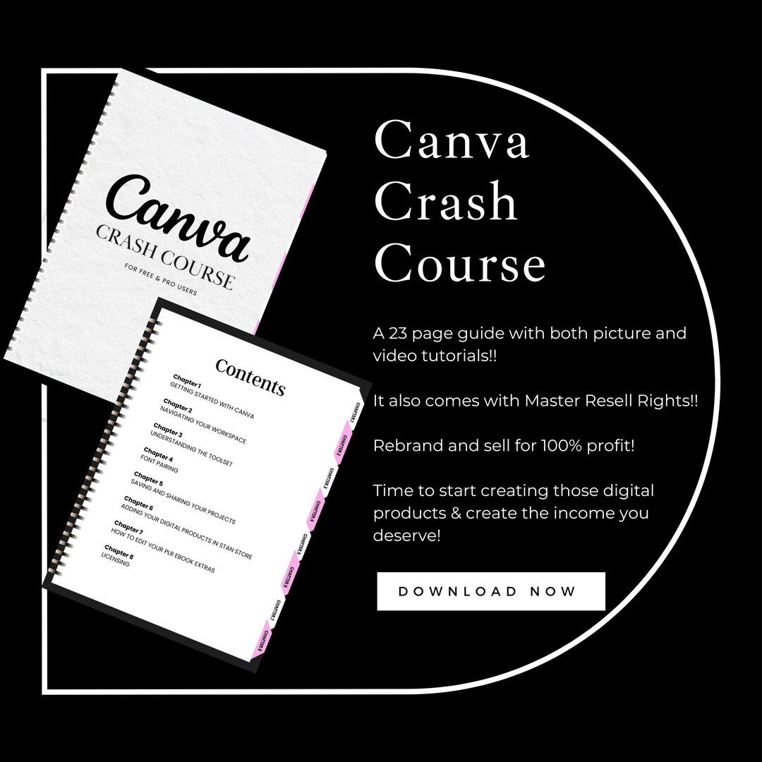 CANVA Crash Course | Video Tutorials | Picture Tutorials | Master ...