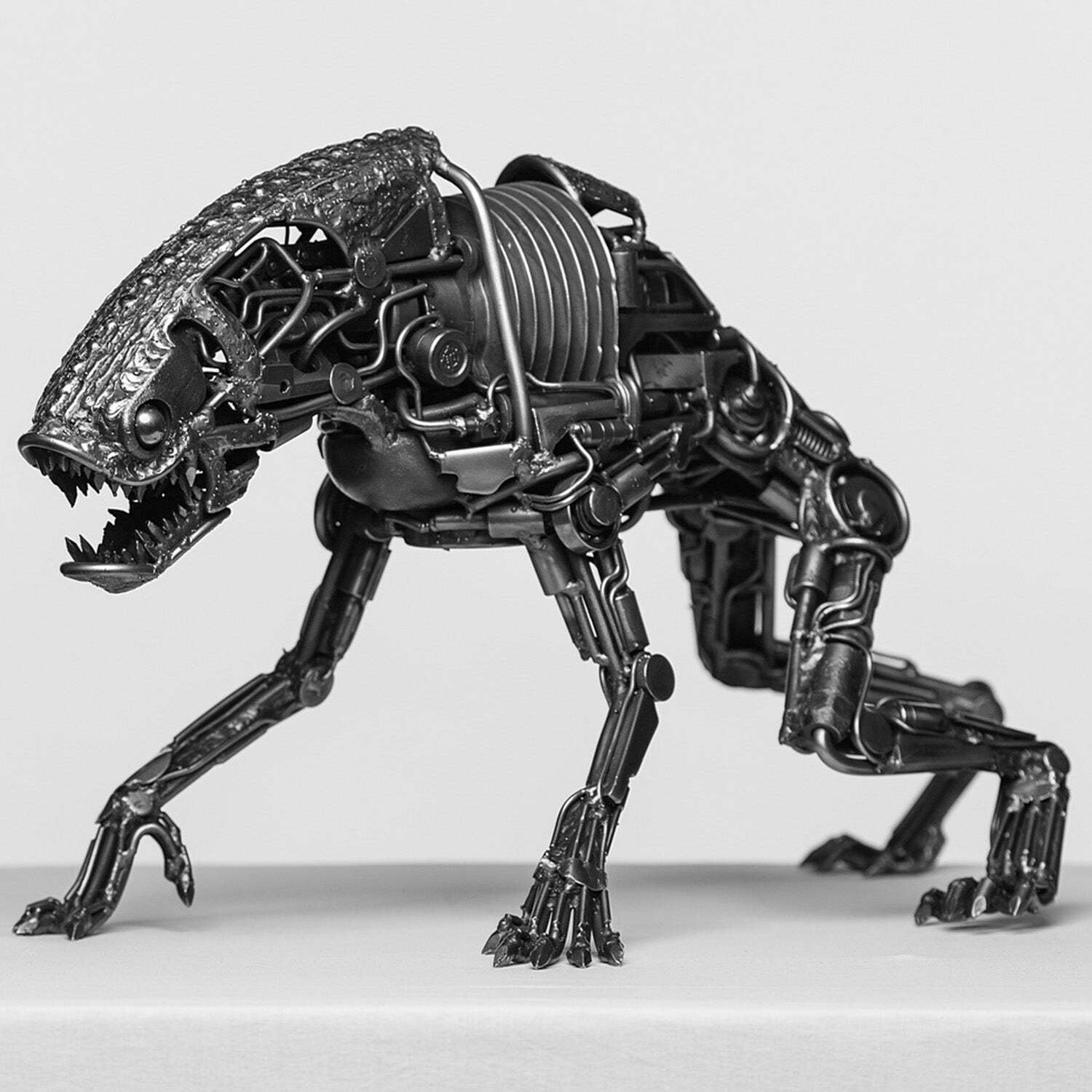 Overseer - Denis Kulikov Original Metal Welded Alien Steel Sculpture ...