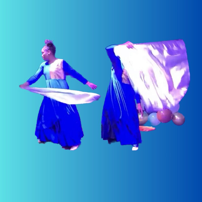 Liturgical Dance Overlay Dress, Worship Arts Dancewear - Etsy