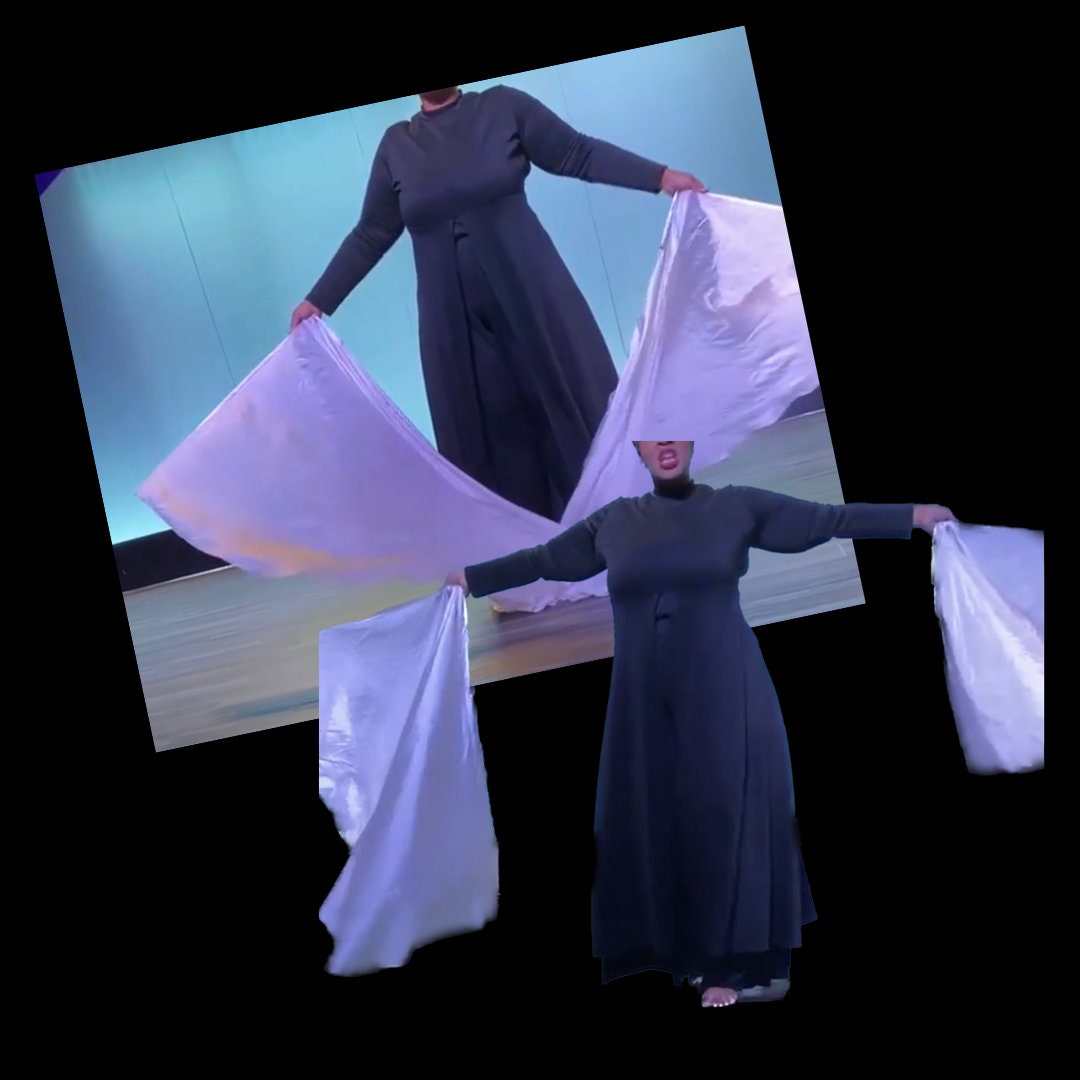 Liturgical Dance Overlay Dress, Worship Arts Dancewear - Etsy