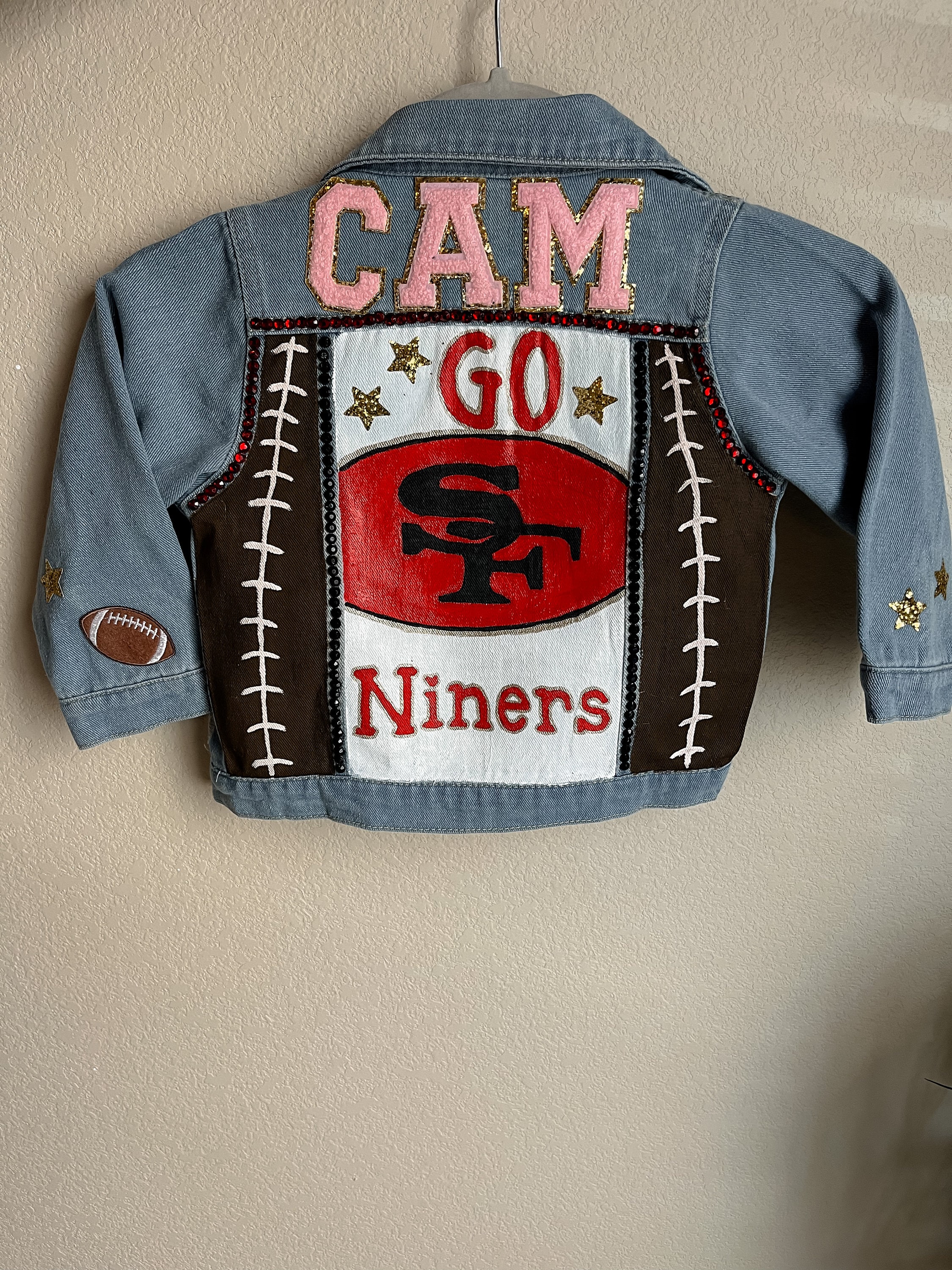 ANY TEAM- Custom Painted Football Jackets - Etsy
