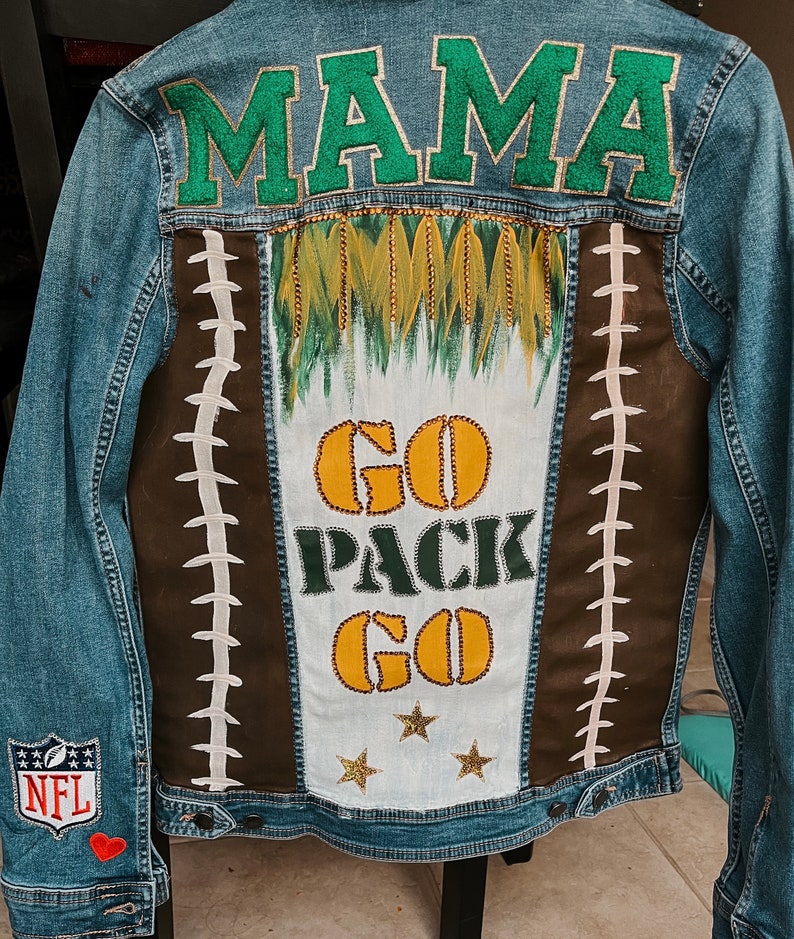 ANY TEAM- Custom Painted Football Jackets - Etsy