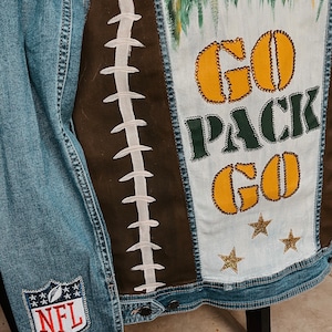 ANY TEAM- Custom Painted Football Jackets - Etsy