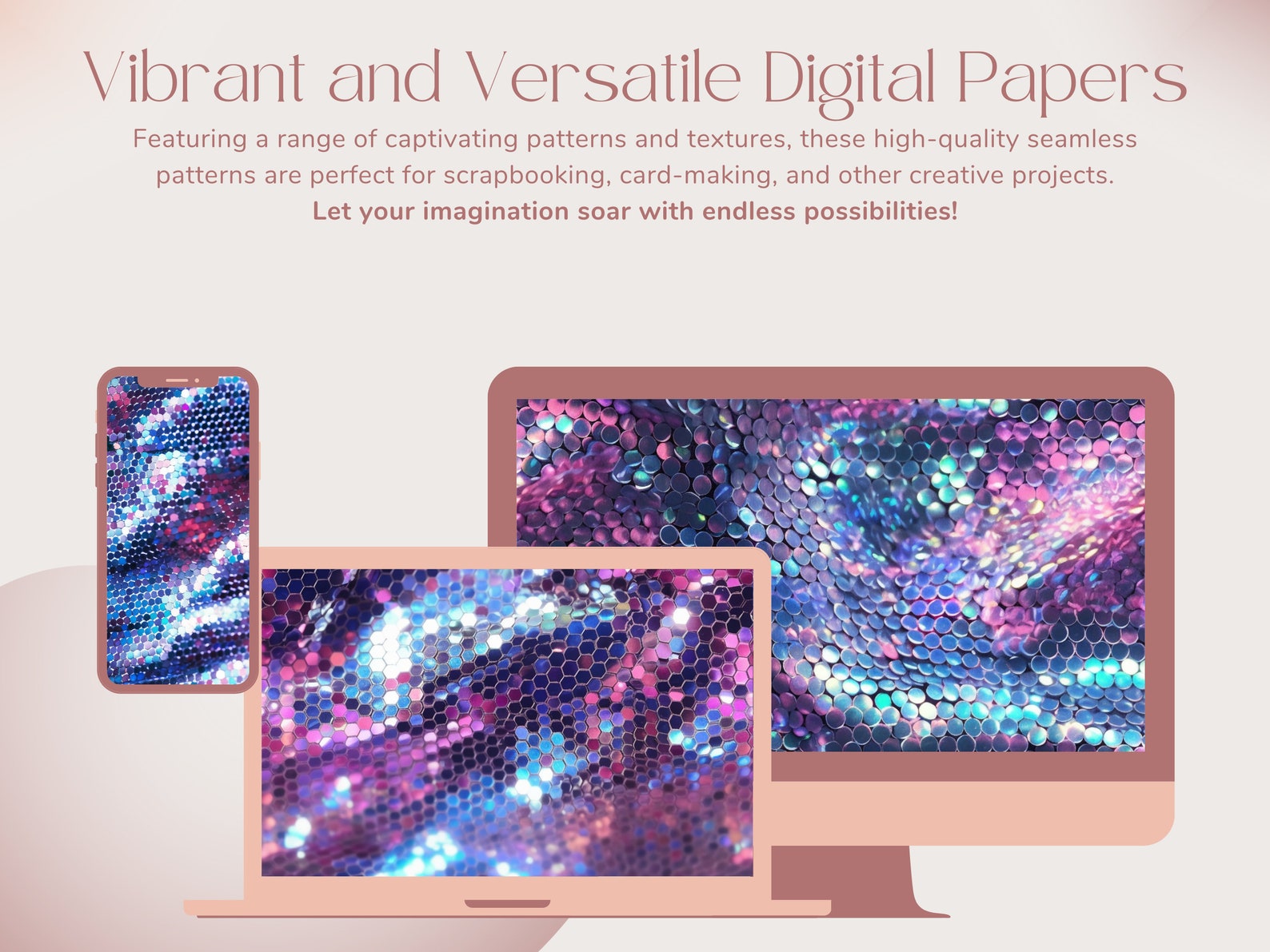 14 Holographic Glitter Fabric Seamless Pattern | Bright Sequins Texture ...
