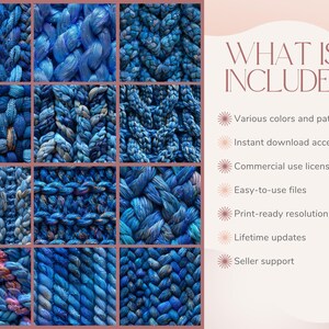 14 Blue Knitted Texture | Seamless Wool Pattern | Sweater Print ...