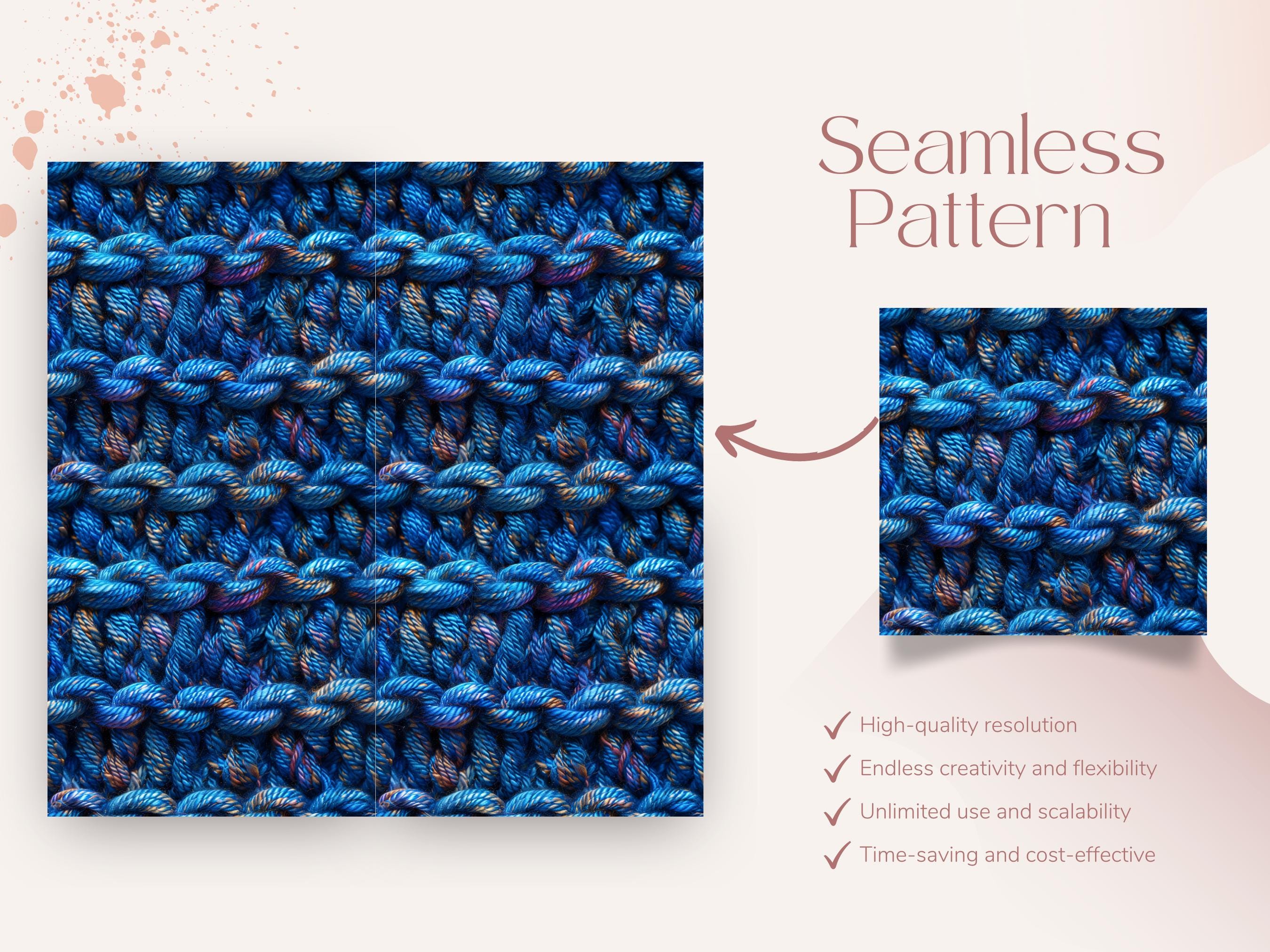 14 Blue Knitted Texture | Seamless Wool Pattern | Sweater Print ...