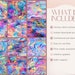 12 Rainbow Psychedelic Seamless Pattern | Colorful Waves Texture ...