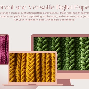 12 Knitted Rainbow Texture | Seamless Wool Pattern | Sweater Print ...