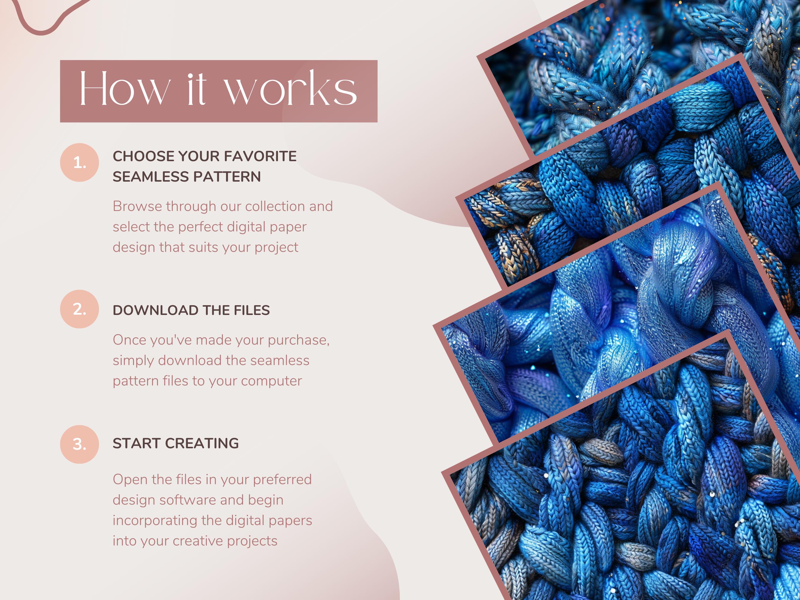 14 Blue Knitted Texture | Seamless Wool Pattern | Sweater Print ...