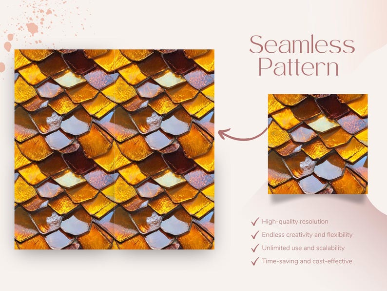 13 Gold Red Lizard Scales Texture | Seamless Reptile Pattern | Shimmer ...