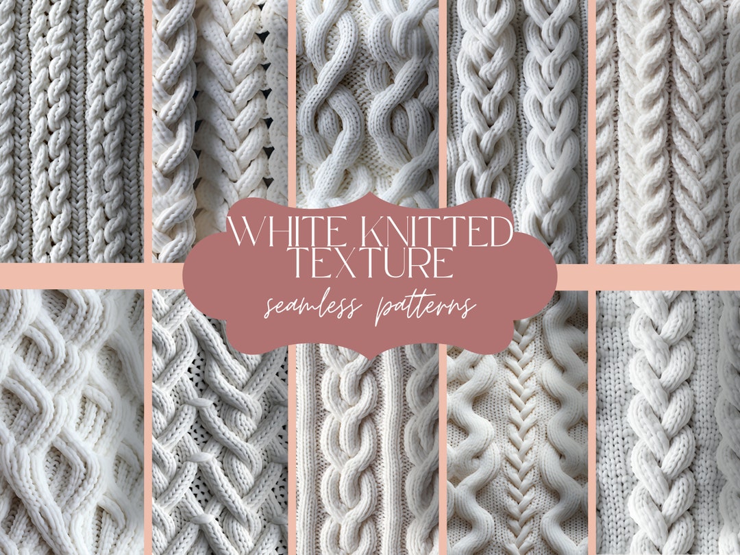12 White Knitted Texture | Seamless Wool Pattern | Sweater Print ...