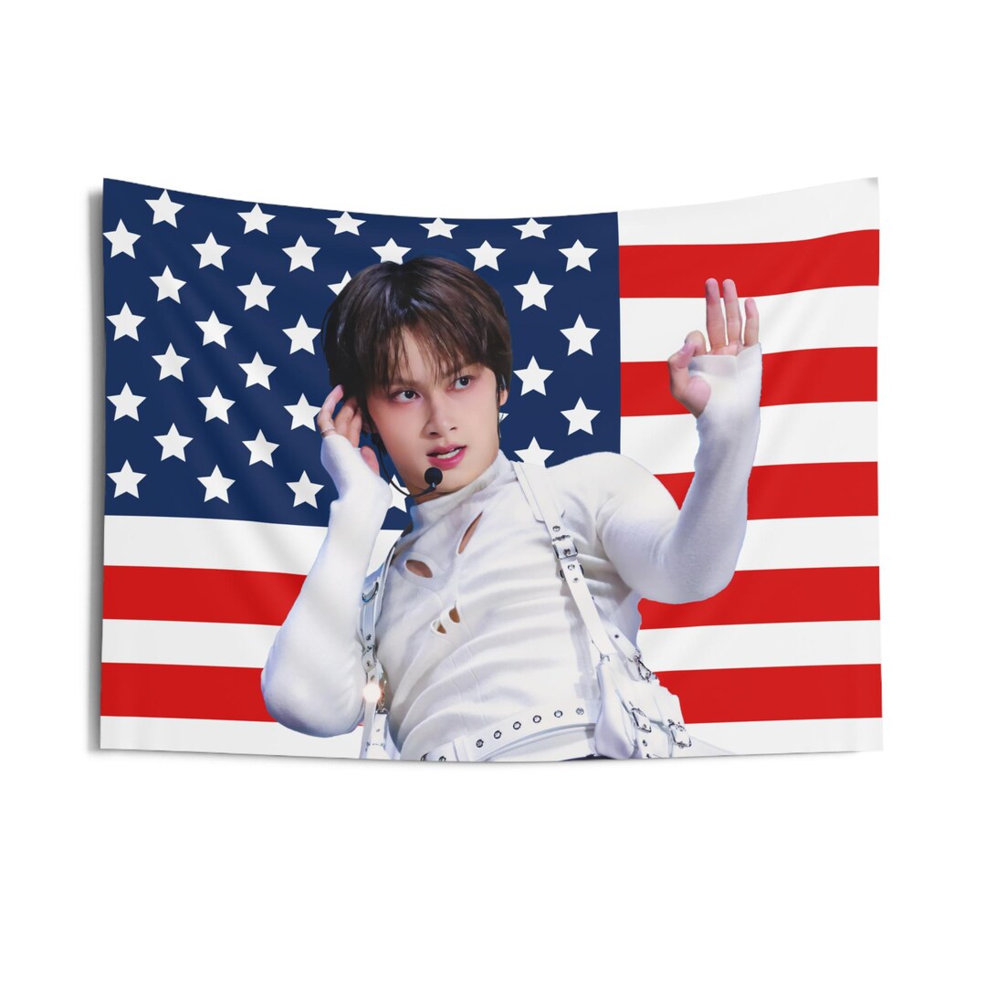 Svt Jun Insane Visuals American Flag, Seventeen Concert Banner ...