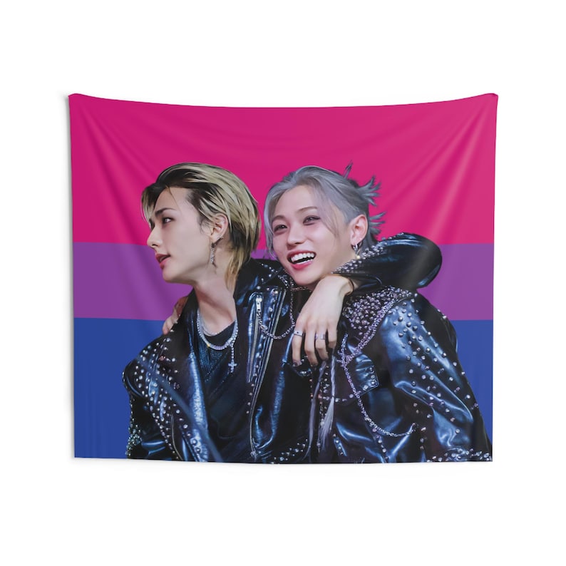 Hyunjin Felix Bisexual Flag, Stray Kids Concert Banner, SKZ Kpop Banner ...