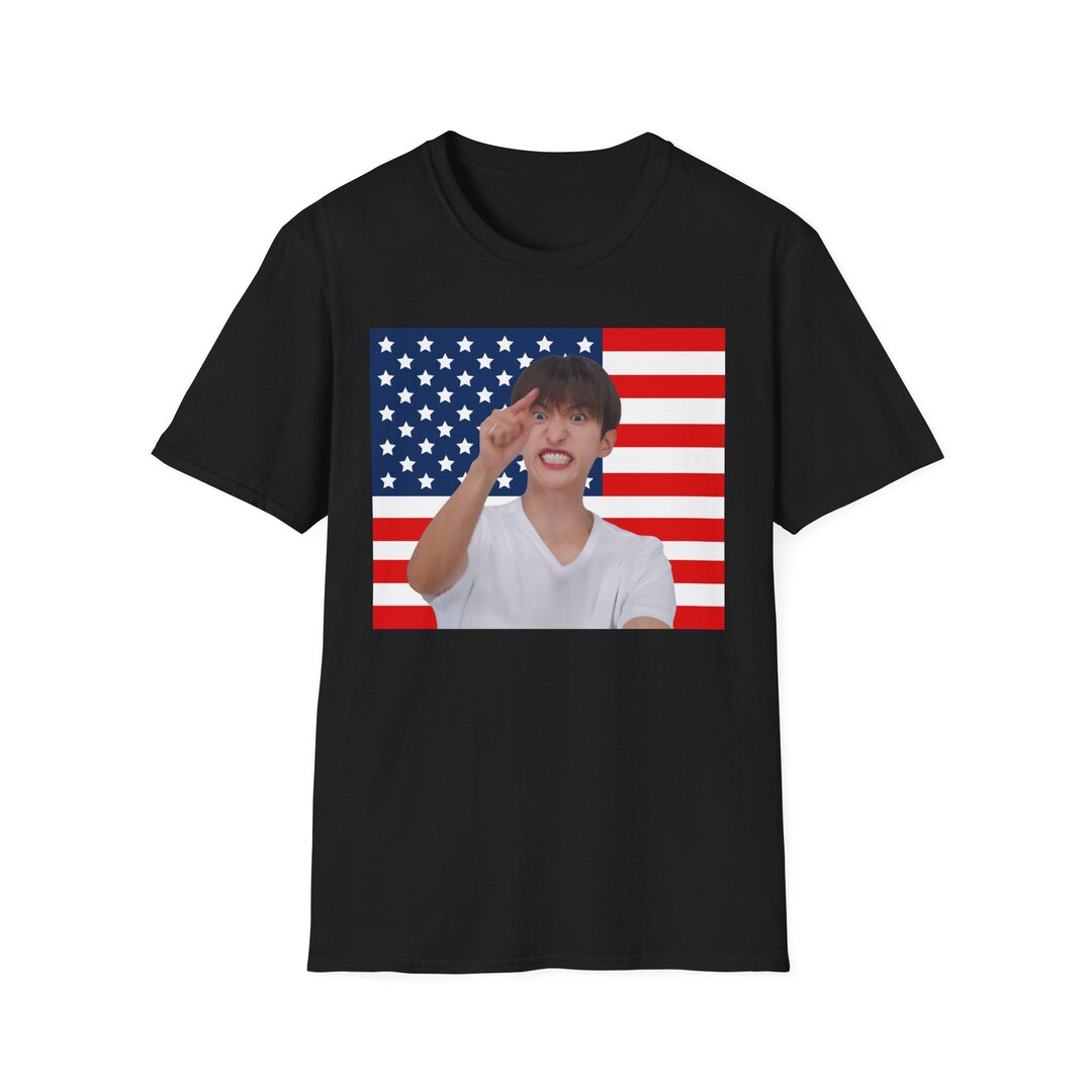 Seventeen DK Meme American Flag Shirt, Svt Concert Shirt, Svt Kpop ...