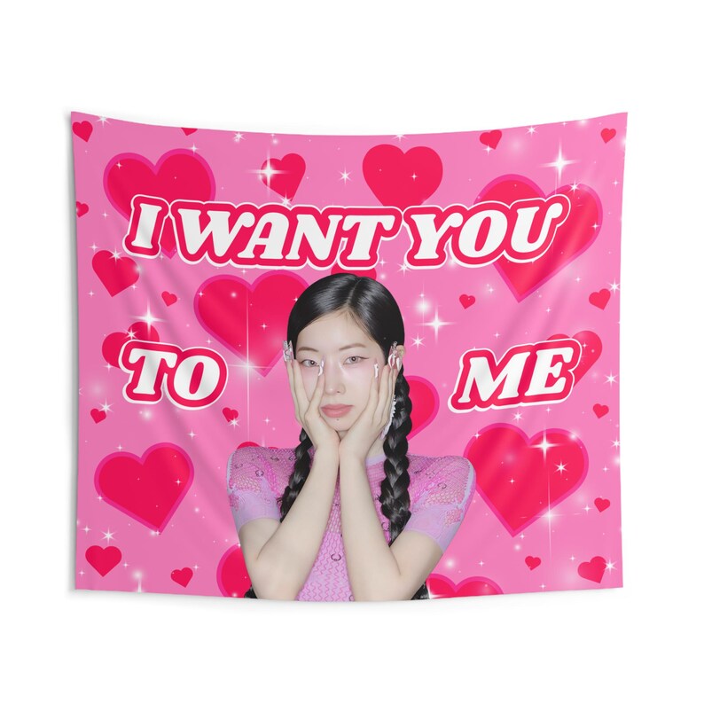 Twice Dahyun Cute I Want You Concert Banner, Twice Kpop Flag, Twice ...