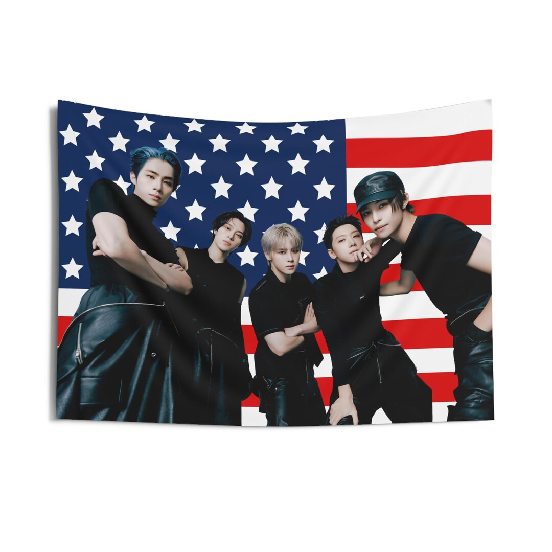 Wayv Members American Flag, Wayv Concert Banner, Wayv Kpop Flag, Wayv ...