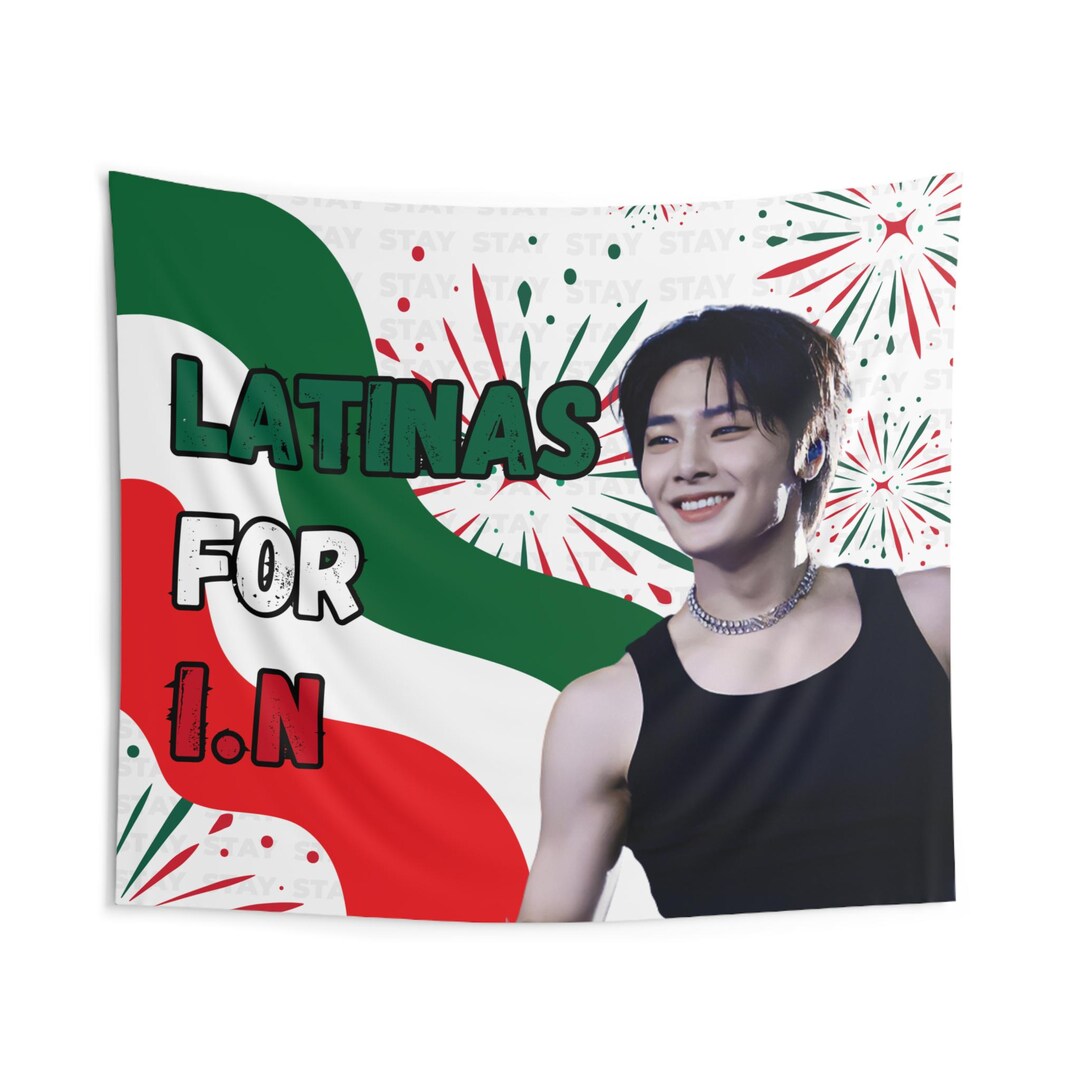 Skz I.N Latina Mexico Flag, Stray Kids Concert Banner, SKZ Kpop Banner ...