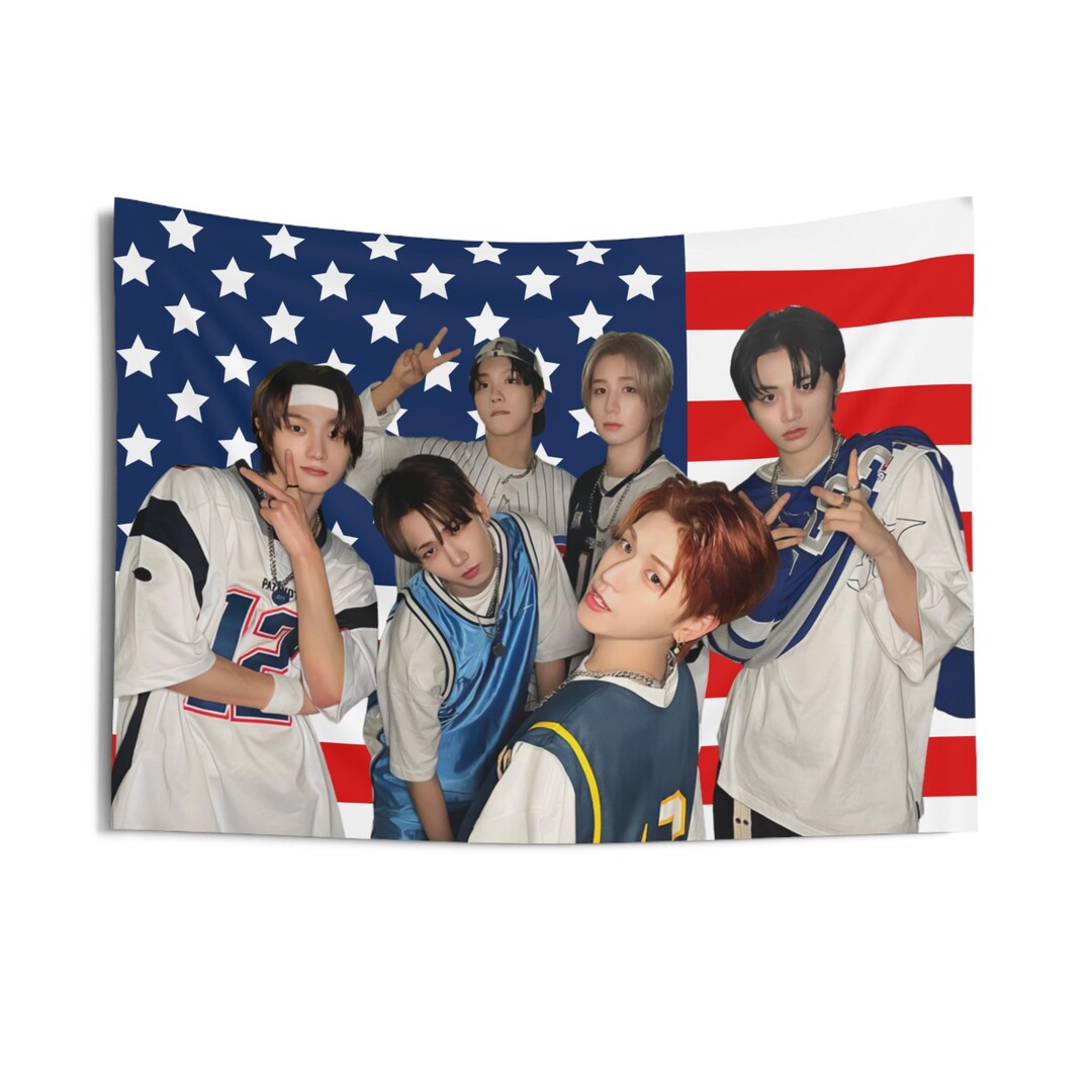 BND Members Cute American Flag, Boy Next Door Concert Banner ...