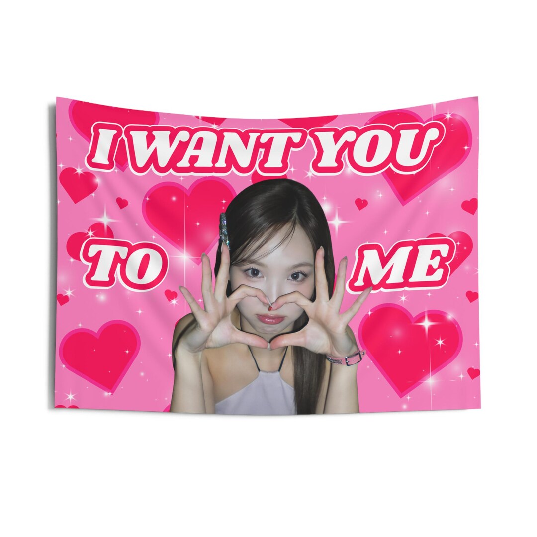 Twice Nayeon Cute I Want You Concert Banner, Twice Kpop Flag, Twice ...