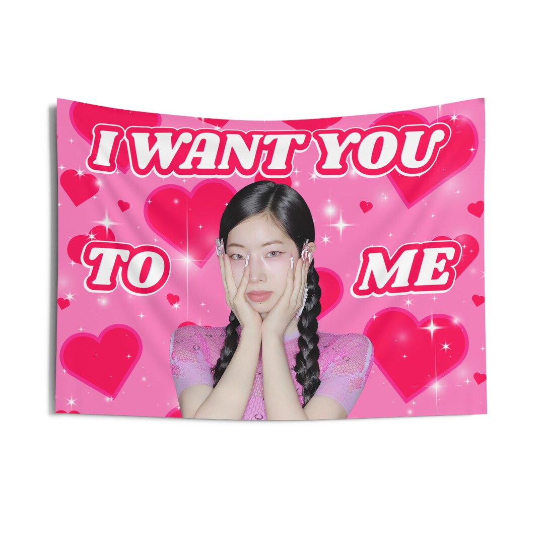 Twice Dahyun Cute I Want You Concert Banner, Twice Kpop Flag, Twice ...