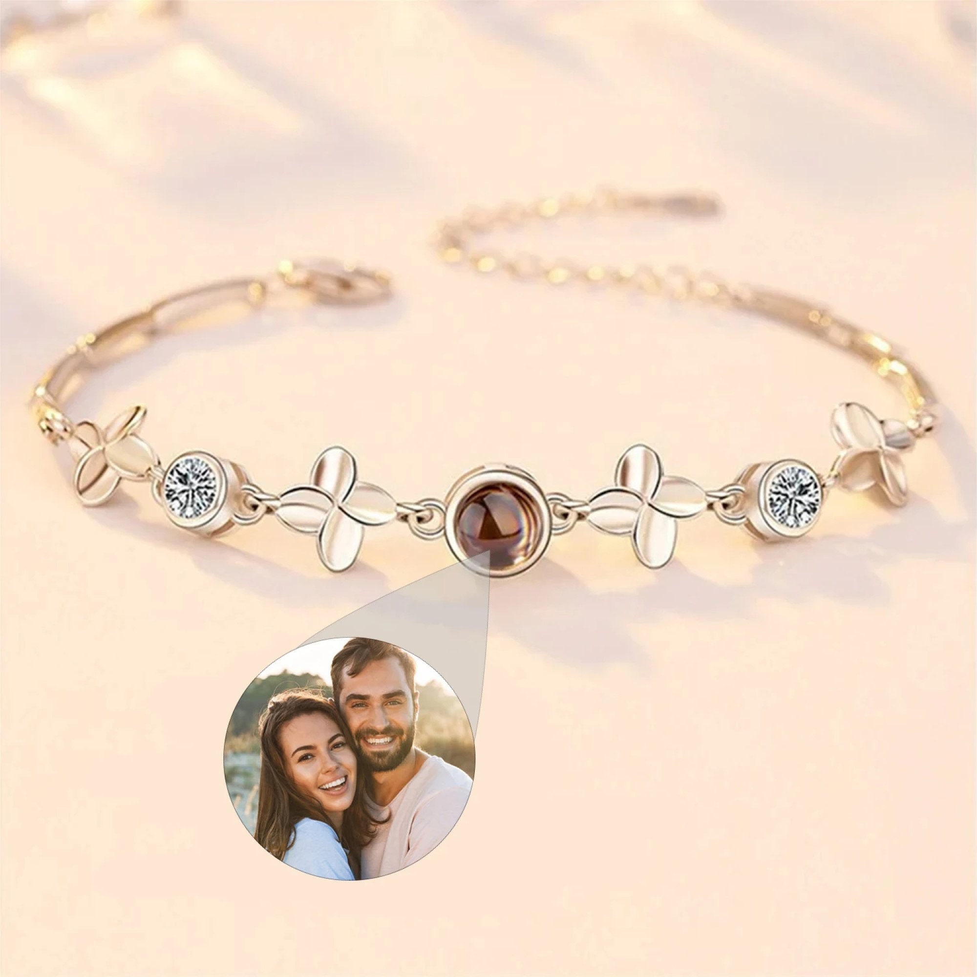 Projection Photo Bracelets, Custom Photo Bracelet, Personalized ...