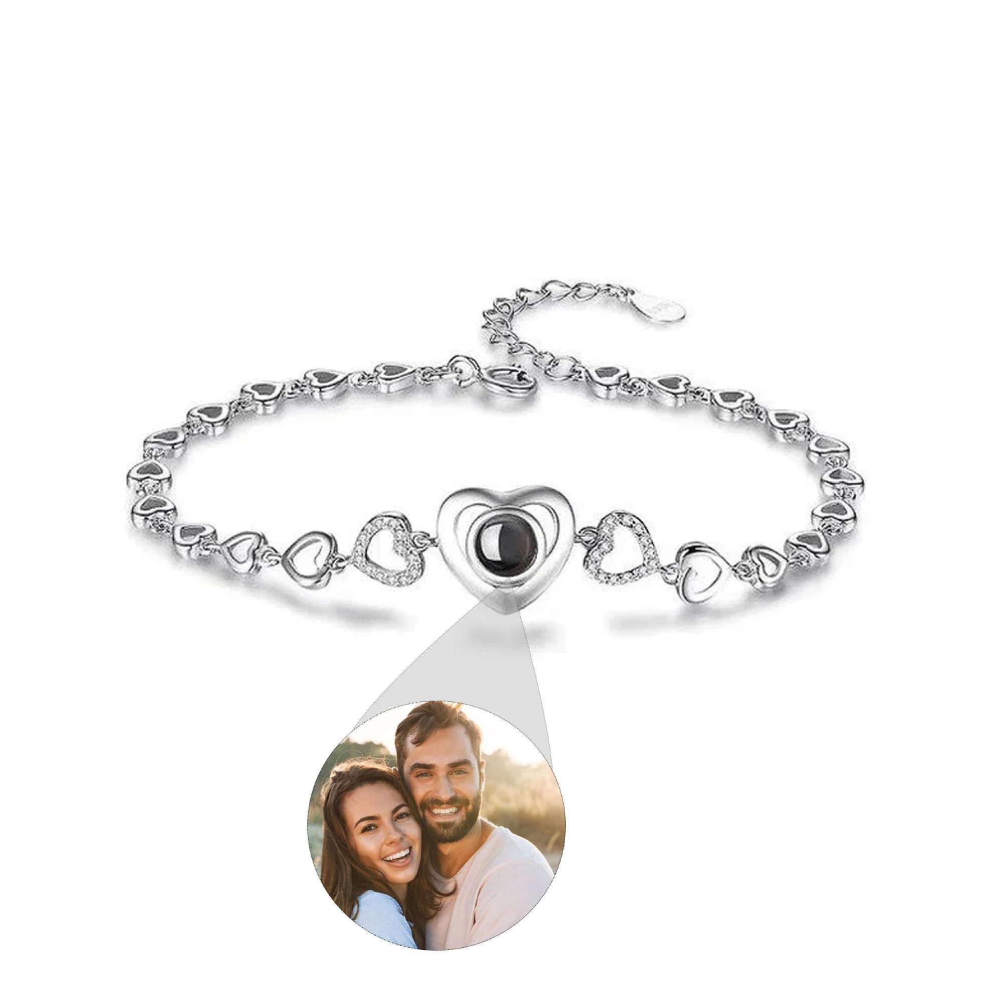 Projection Photo Bracelets, Custom Photo Bracelet, Personalized ...