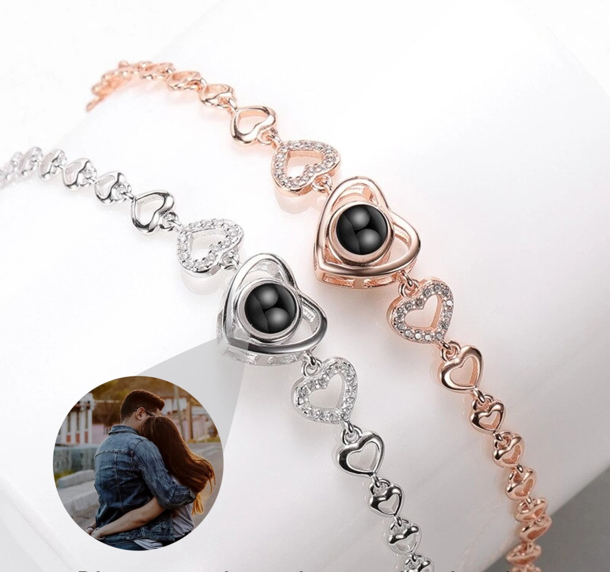 Projection Photo Bracelets, Custom Photo Bracelet, Personalized ...