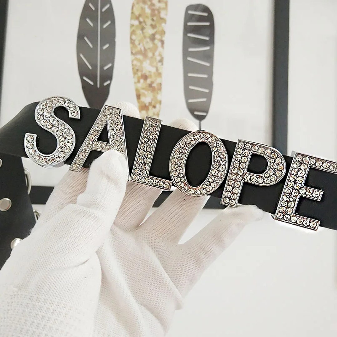 Custom Choker Collar Necklace | Personalized Letter Choker Necklace ...