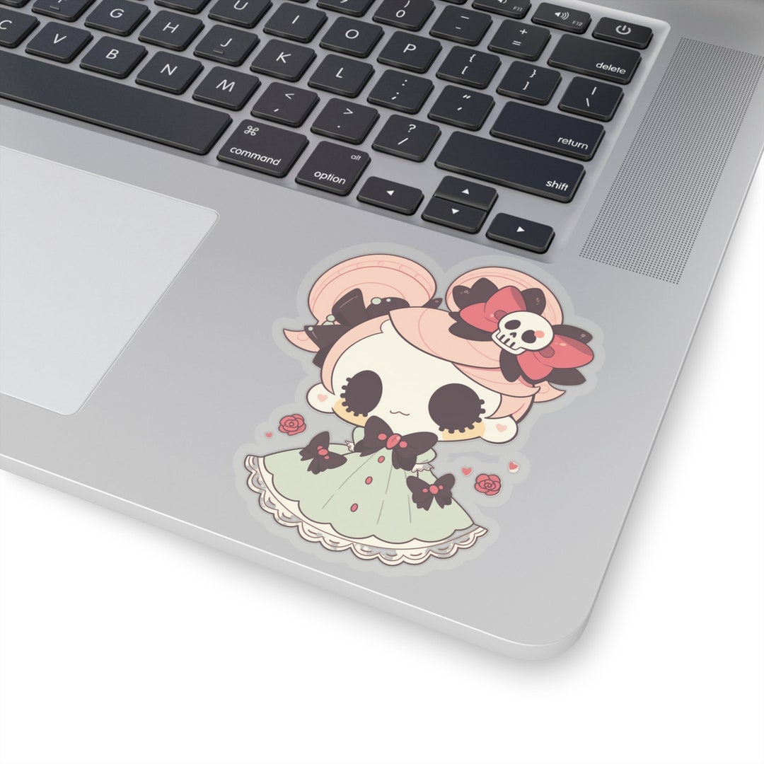 A Santa Muerte Sticker in the Cutest Chibi Kawaii Style 3 - Etsy