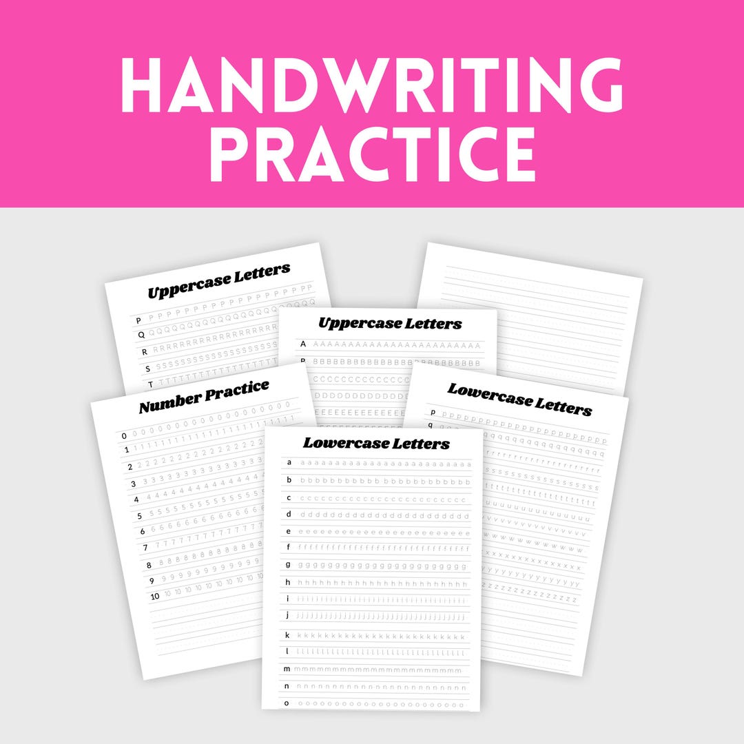 Neat Handwriting Practice Sheets Improve Hand Writing Worksheet Instant ...
