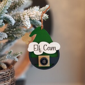 Elf Cam, Santa Cam, Ornament, Laser SVG File, Christmas Ornament, SVG ...